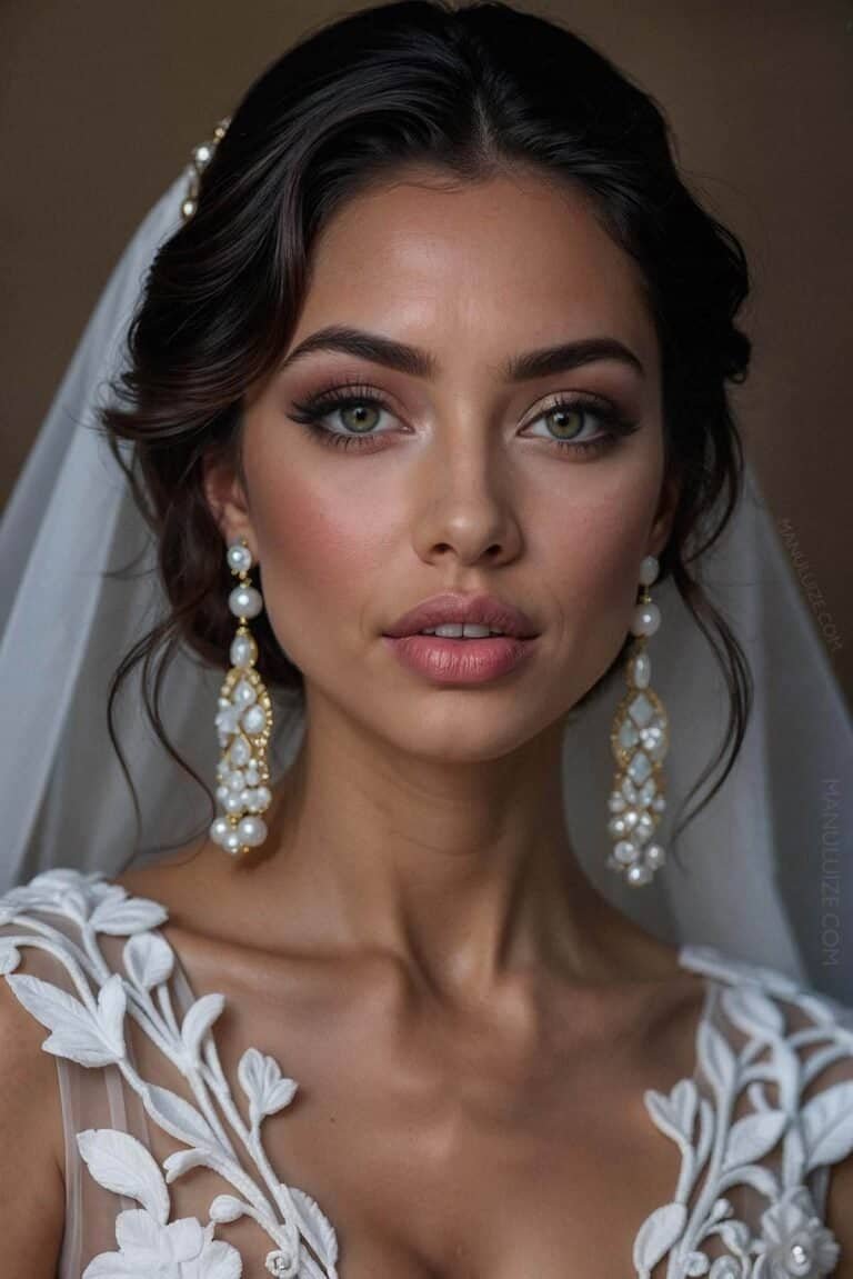 30 Stunning Glam Bride Makeup Ideas for Your Wedding
