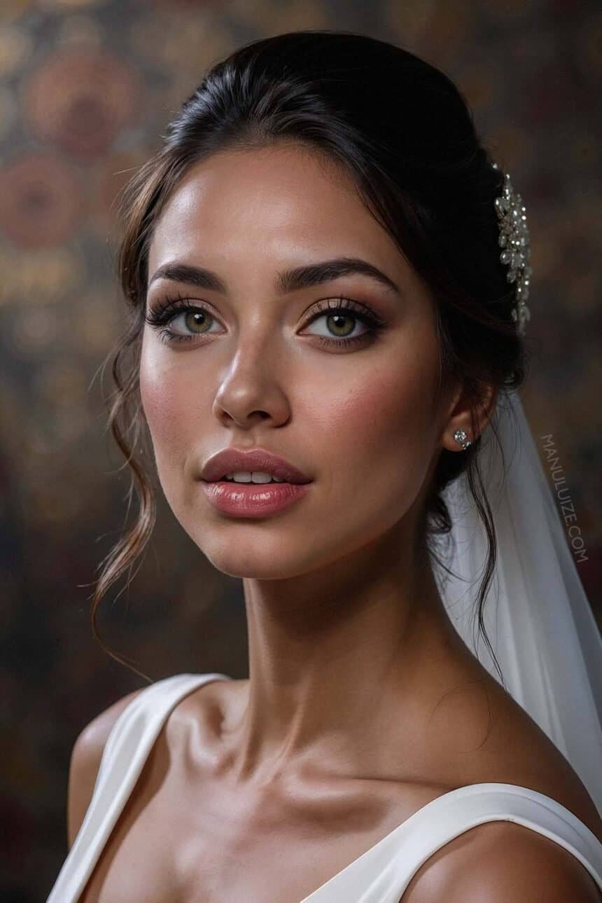 30 Stunning Glam Bride Makeup Ideas for Your Wedding