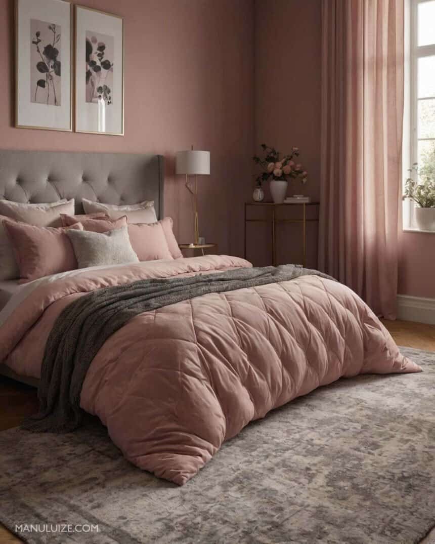 35 Modern Dusty Pink Bedroom Decor Ideas that Will Surprise You