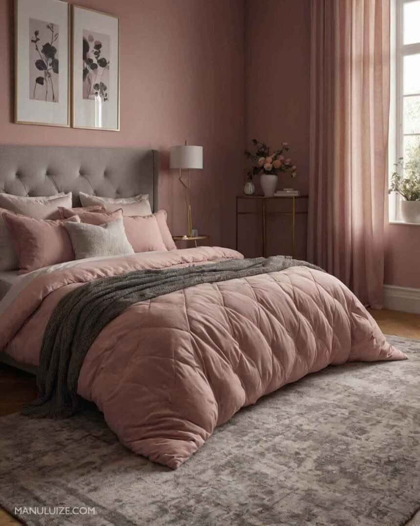 35 Modern Dusty Pink Bedroom Decor Ideas that Will Surprise You