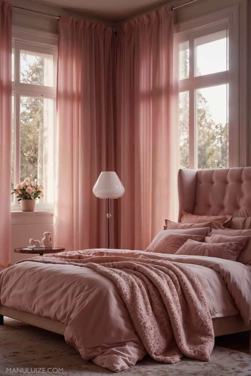 35 Modern Dusty Pink Bedroom Decor Ideas that Will Surprise You