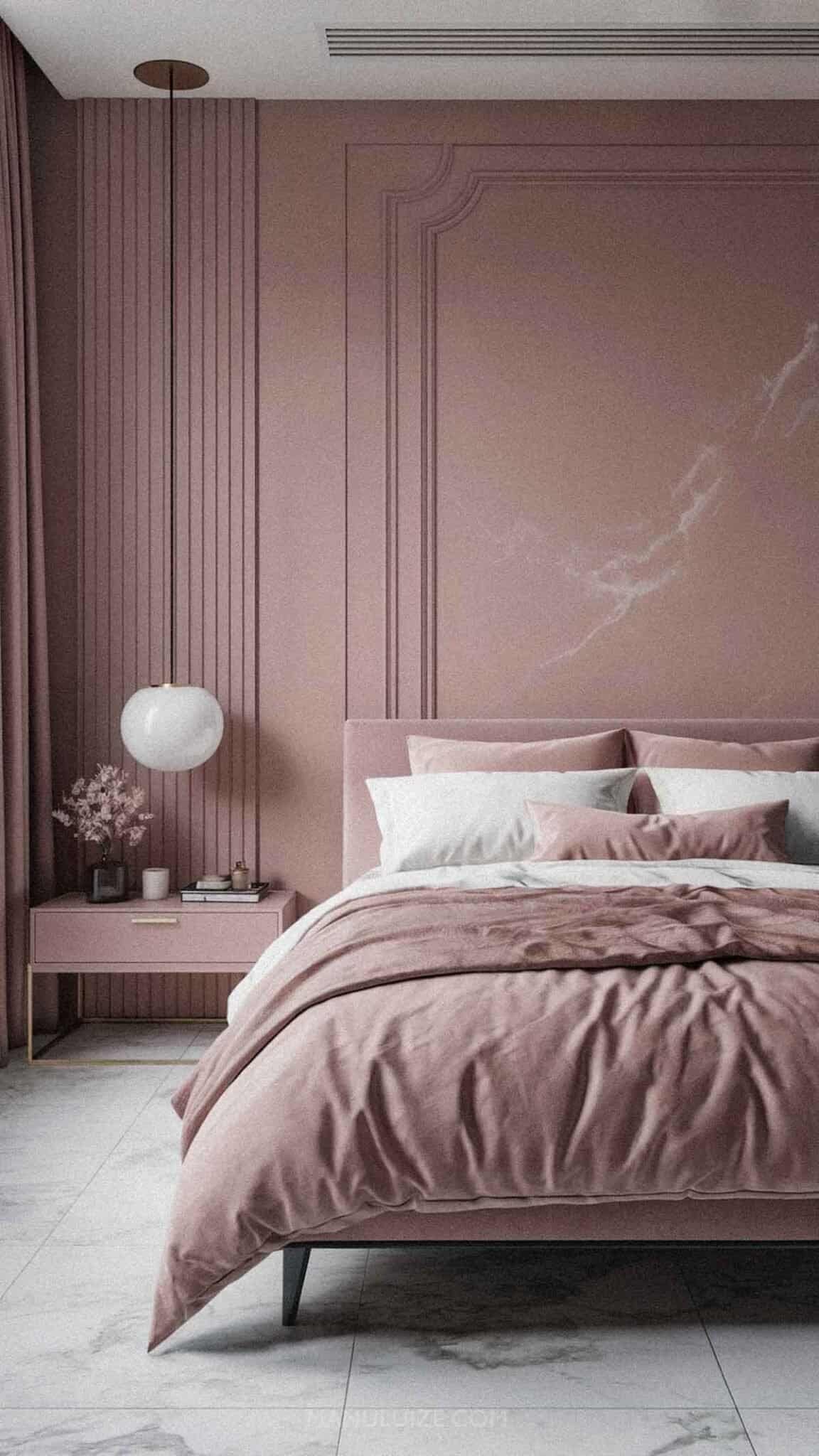 35 Modern Dusty Pink Bedroom Decor Ideas that Will Surprise You