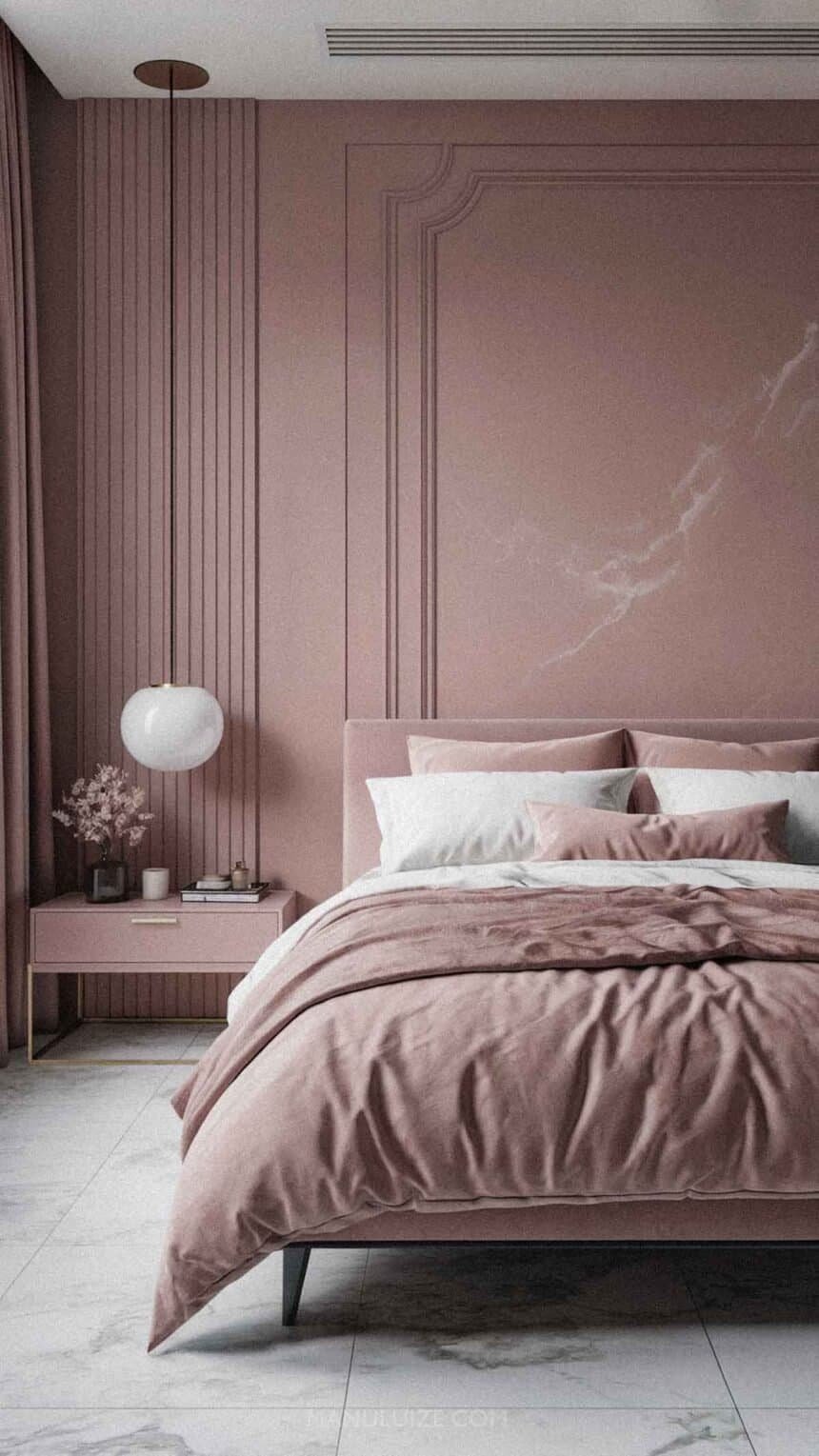 35 Modern Dusty Pink Bedroom Decor Ideas that Will Surprise You