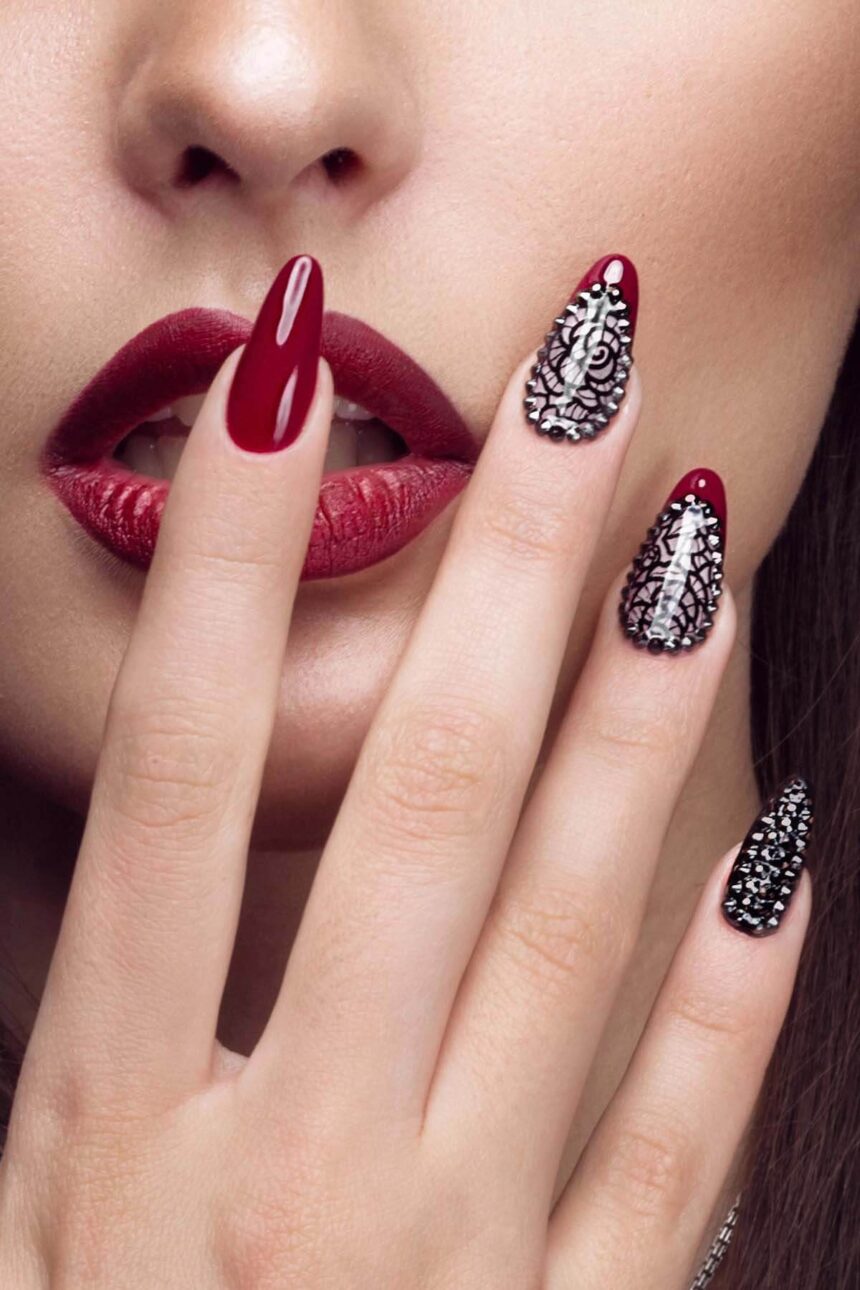 35 Insanely Beautiful Cherry Nails