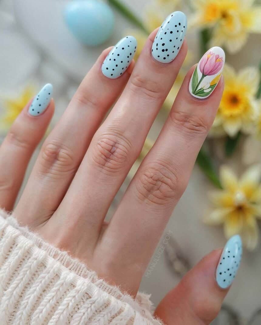 35+ Irresistible Classy Easter Nails You Will Want to Wear