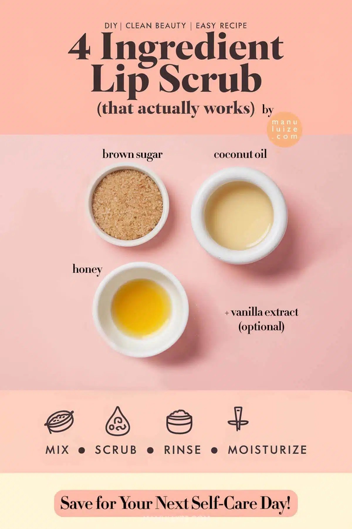 Easy Sugar Lip Scrub DIY (That Actually Works!)