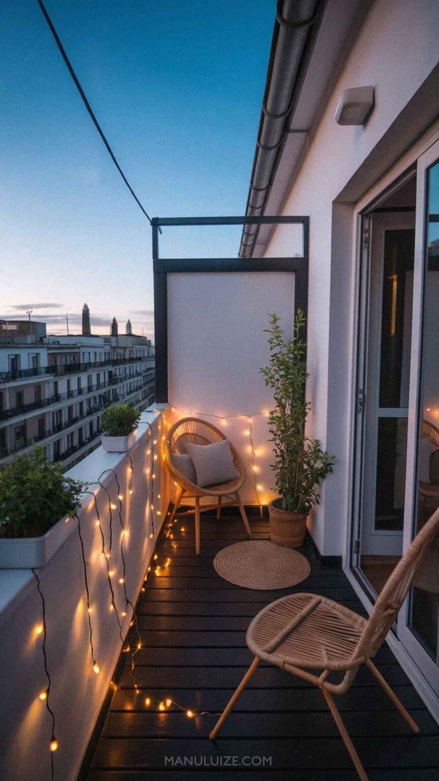 17 Magical Fairy Lights Balcony Ideas to Try Now