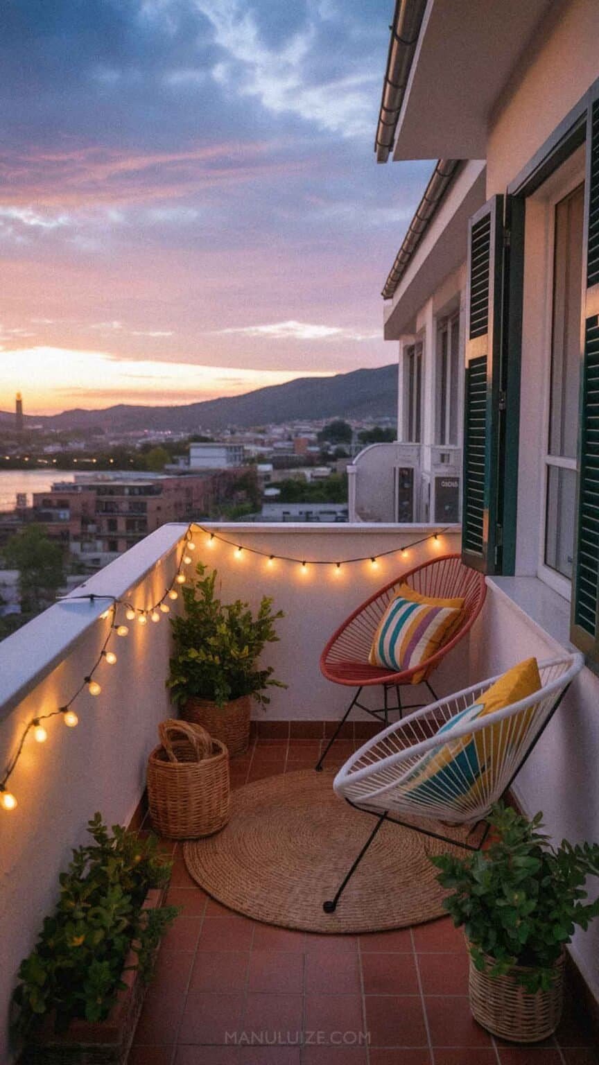 17 Magical Fairy Lights Balcony Ideas to Try Now