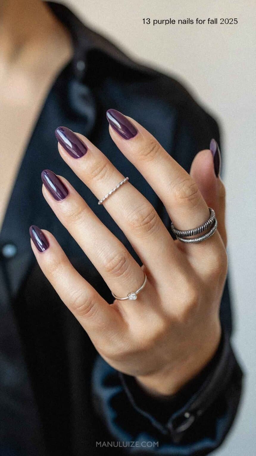 13+ Stunning Purple Nails to Try for Fall 2026